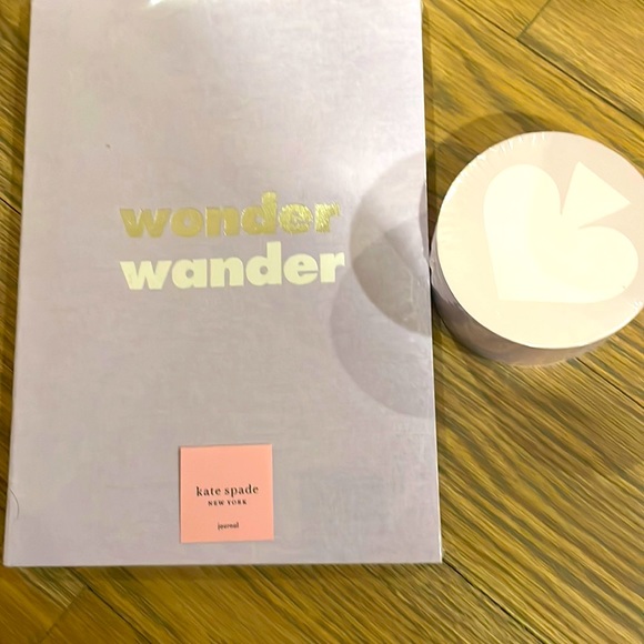 kate spade | Office | Kate Spade Set Wonder Wander Journal And Sticky ...